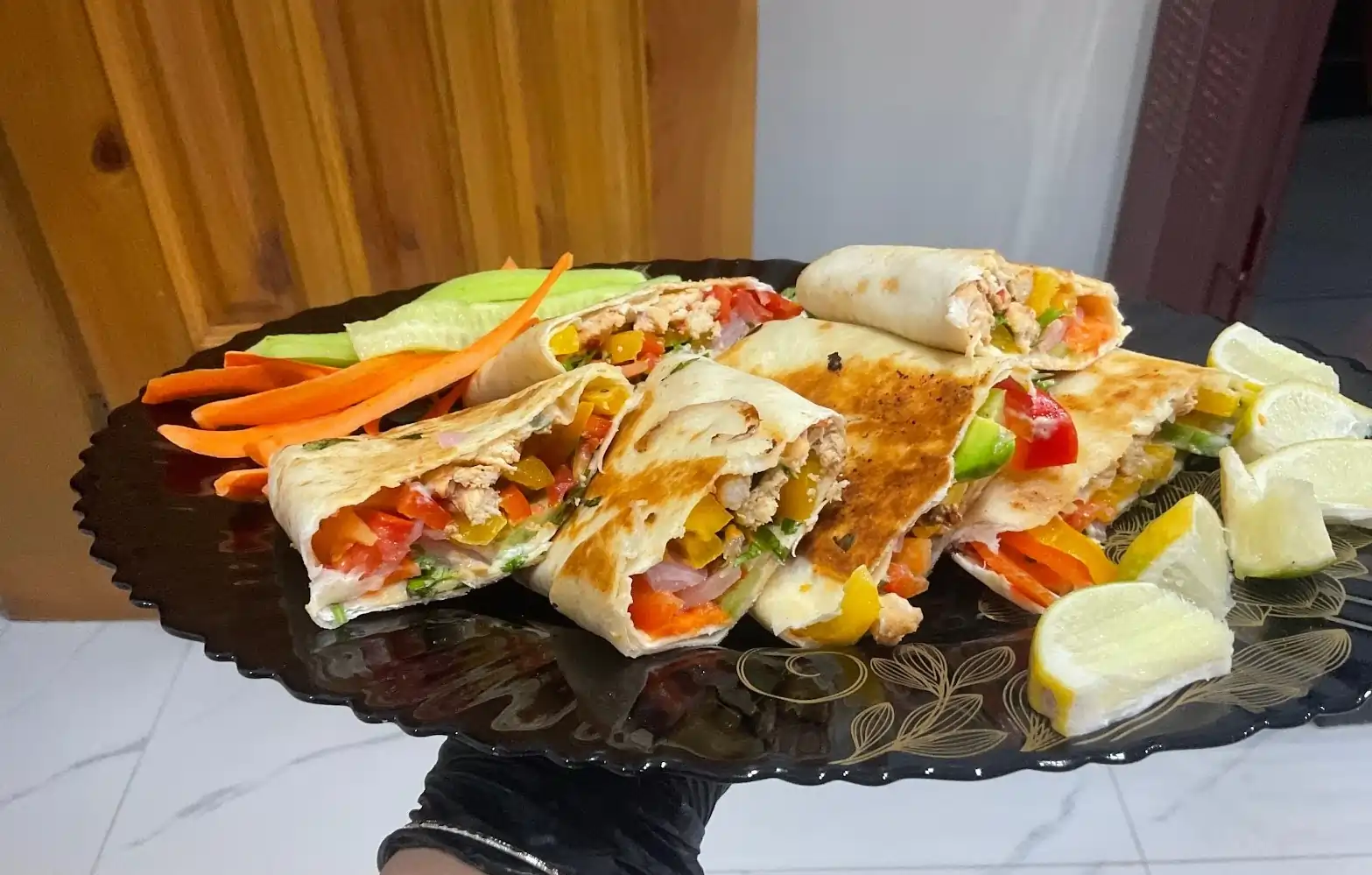 How to Make Mexican Chicken Tortilla Wrap